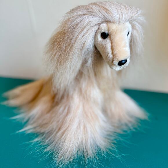 purley luxe | Toys | Purely Luxe Afghan Hound Plush Dog Cream Color New ...